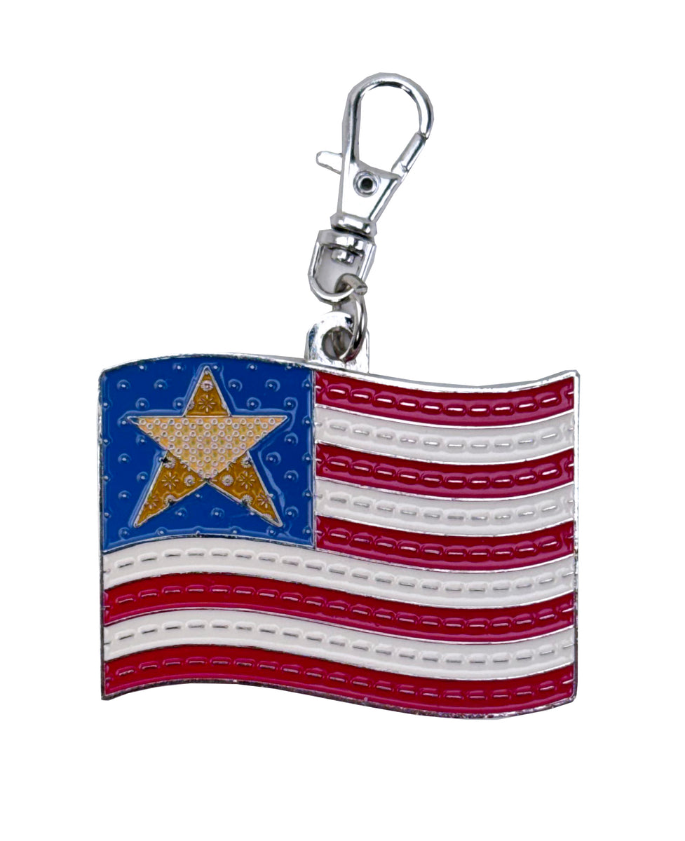 Lori Holt Enamel Happy Charm Flag – Quilt in a Day
