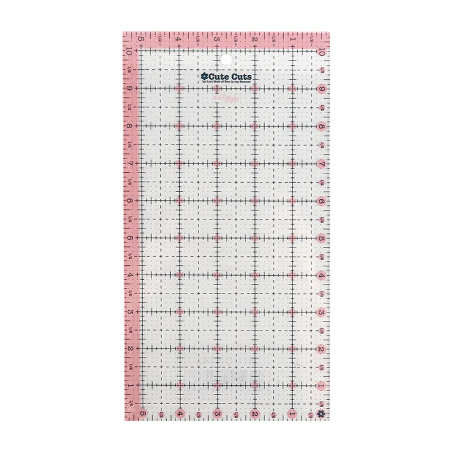Lori Holt - Cute Cuts Ruler Rectangle 5-1/2 in x 10-1/2 – Quilt in a Day