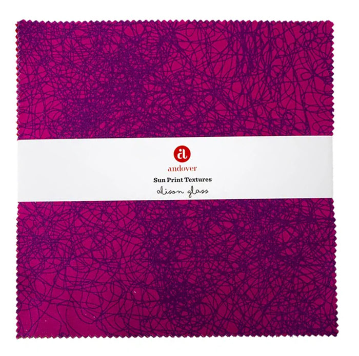 Andover - Sun Print Textures 10x10 Squares by Alison Glass – Quilt in a Day