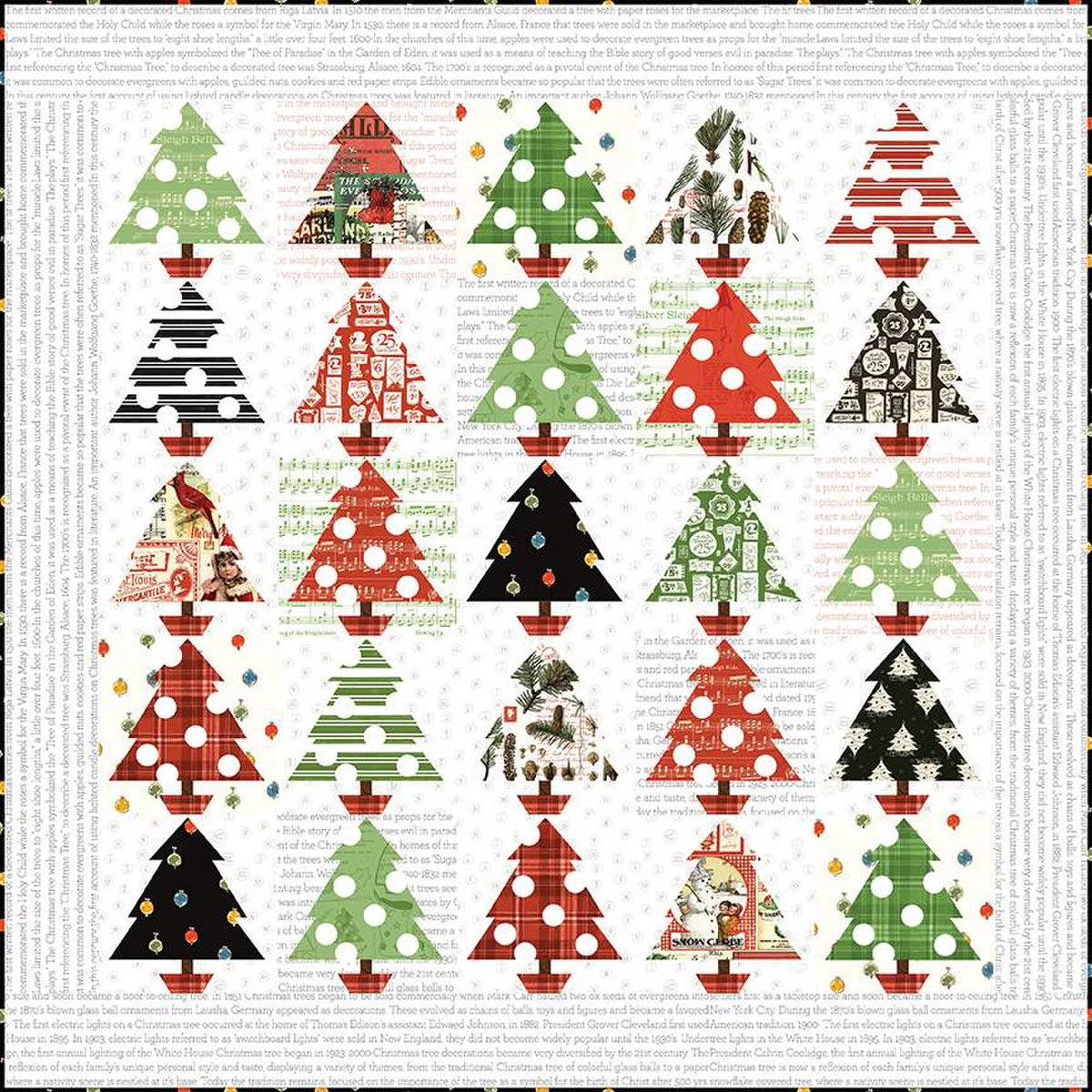 Riley Blake - Tannenbaum Patch Quilt Kit – Quilt in a Day