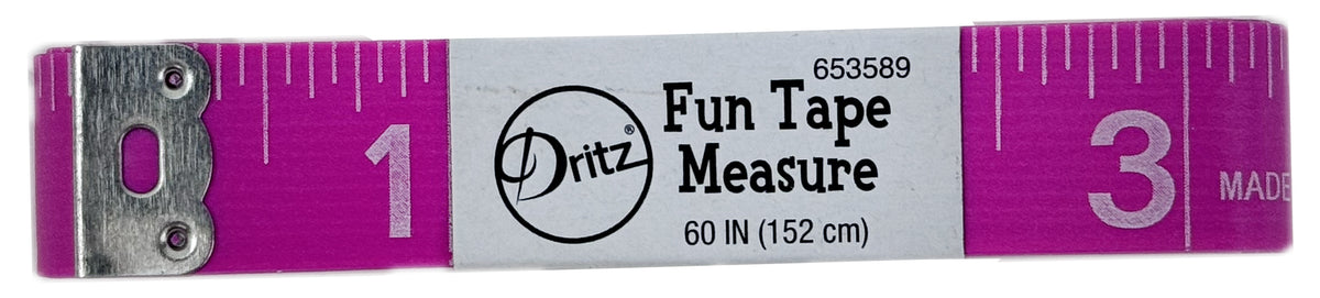 Dritz Fun Tape Measure 60 " - Hot Pink – Quilt in a Day