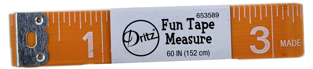 Dritz Fun Tape Measure 60 " - Orange – Quilt in a Day