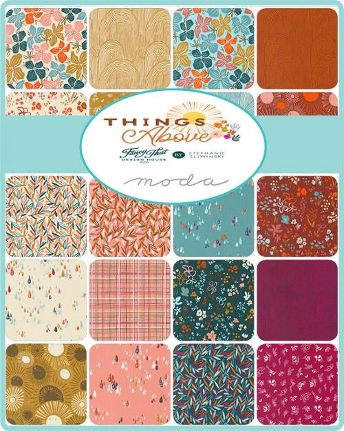 Moda - Things Above Fat Quarter Bundle by Fancy That Design House ...