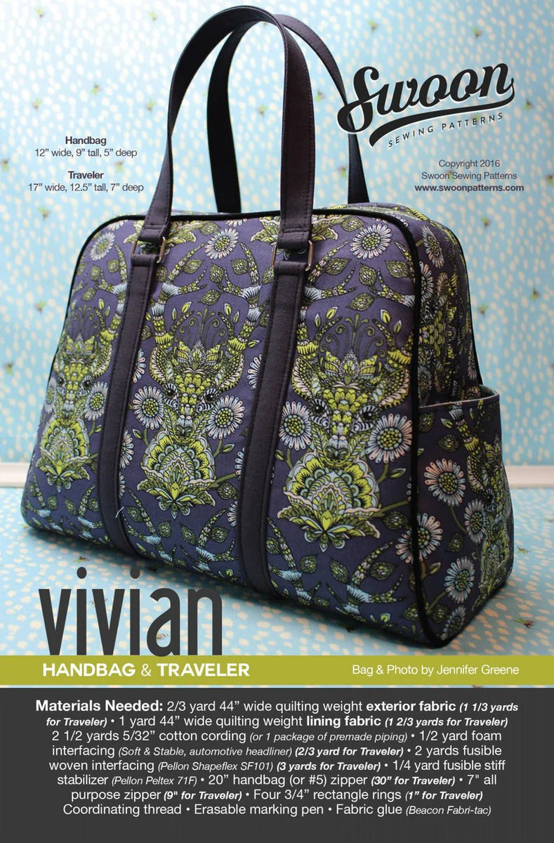 Vivian & Handbag Traveler Pattern – Quilt in a Day