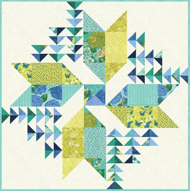 Wind Drifter Quilt Pattern by Robin Pickens – Quilt in a Day
