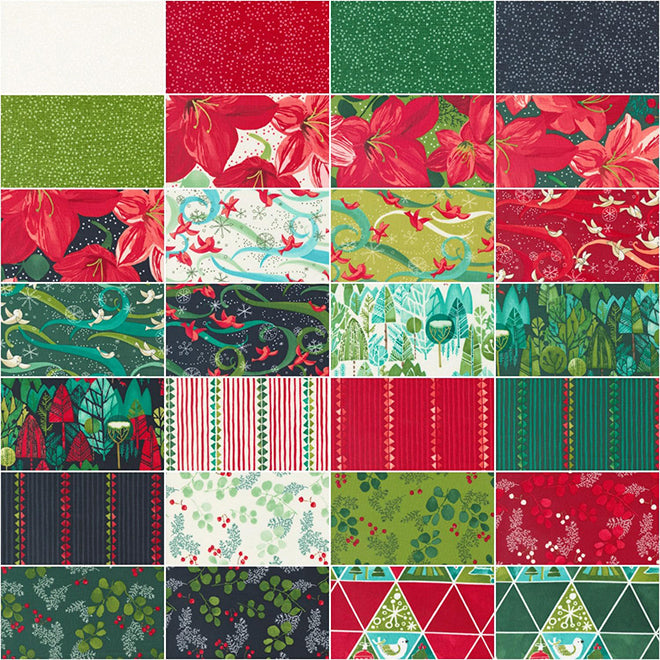 Winterly Charm Pack by Robin Pickens Moda Precuts 42 pcs – Quilt in a Day