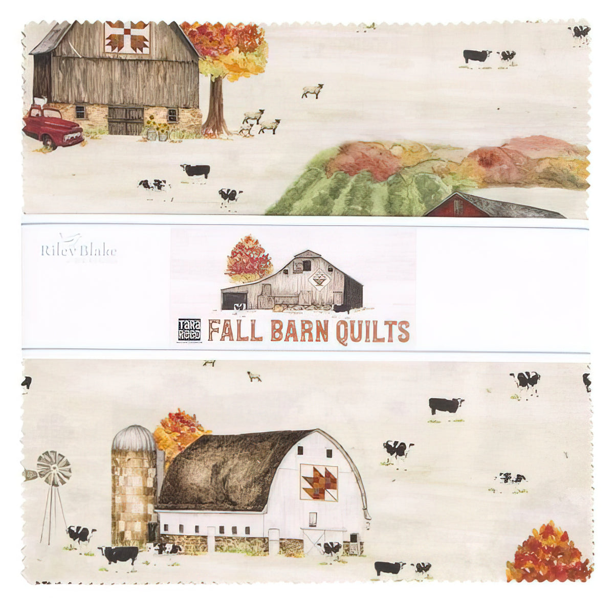 Riley Blake - Fall Barn Quilts 10 inch Stacker – Quilt in a Day