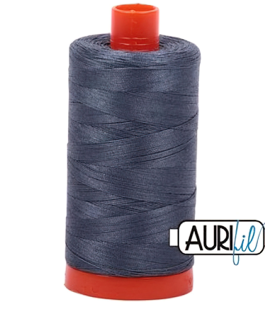 Aurifil - Medium Grey 50 wt Cotton 1422 yd – Quilt in a Day