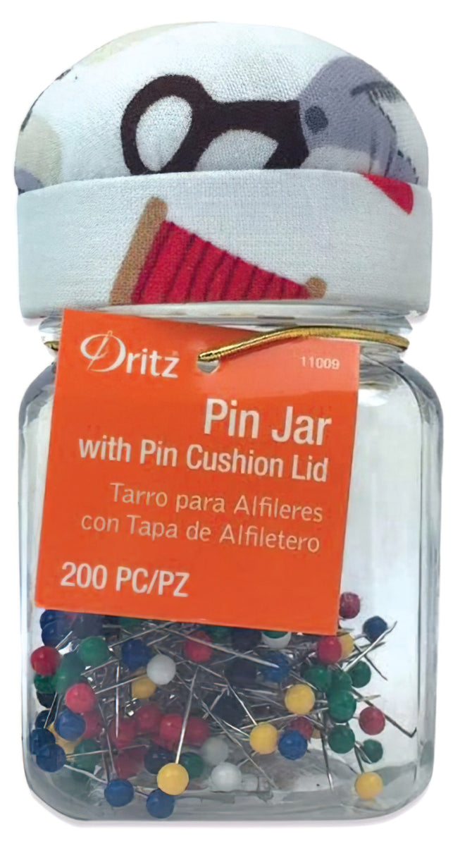 Pins in a Jar - Notions Pin Cushion Lid – Quilt in a Day