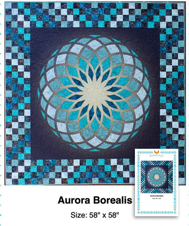 Clearance - Aurora Borealis Quilt Pattern by QuiltFox Design – Quilt in ...