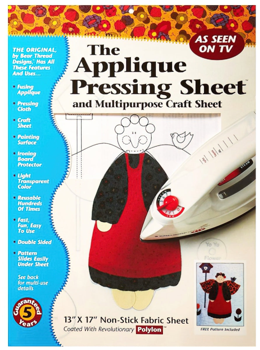 Applique Pressing Sheet 13 by 17 - Rolled – Quilt in a Day