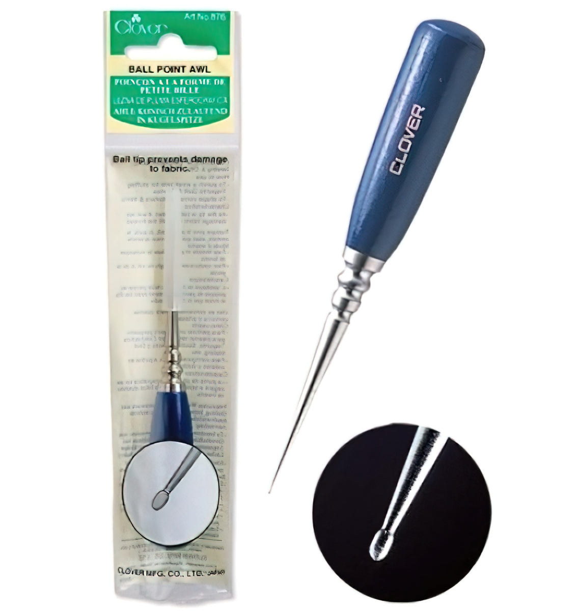 Clover Ball Point Awl – Quilt in a Day