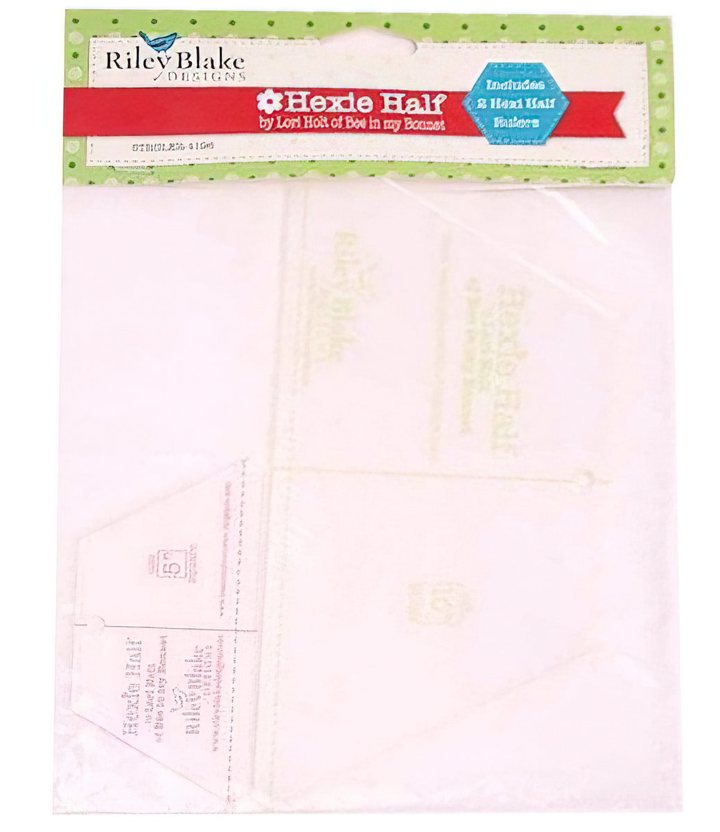 Lori Holt Half Hexie Ruler Set – Quilt in a Day
