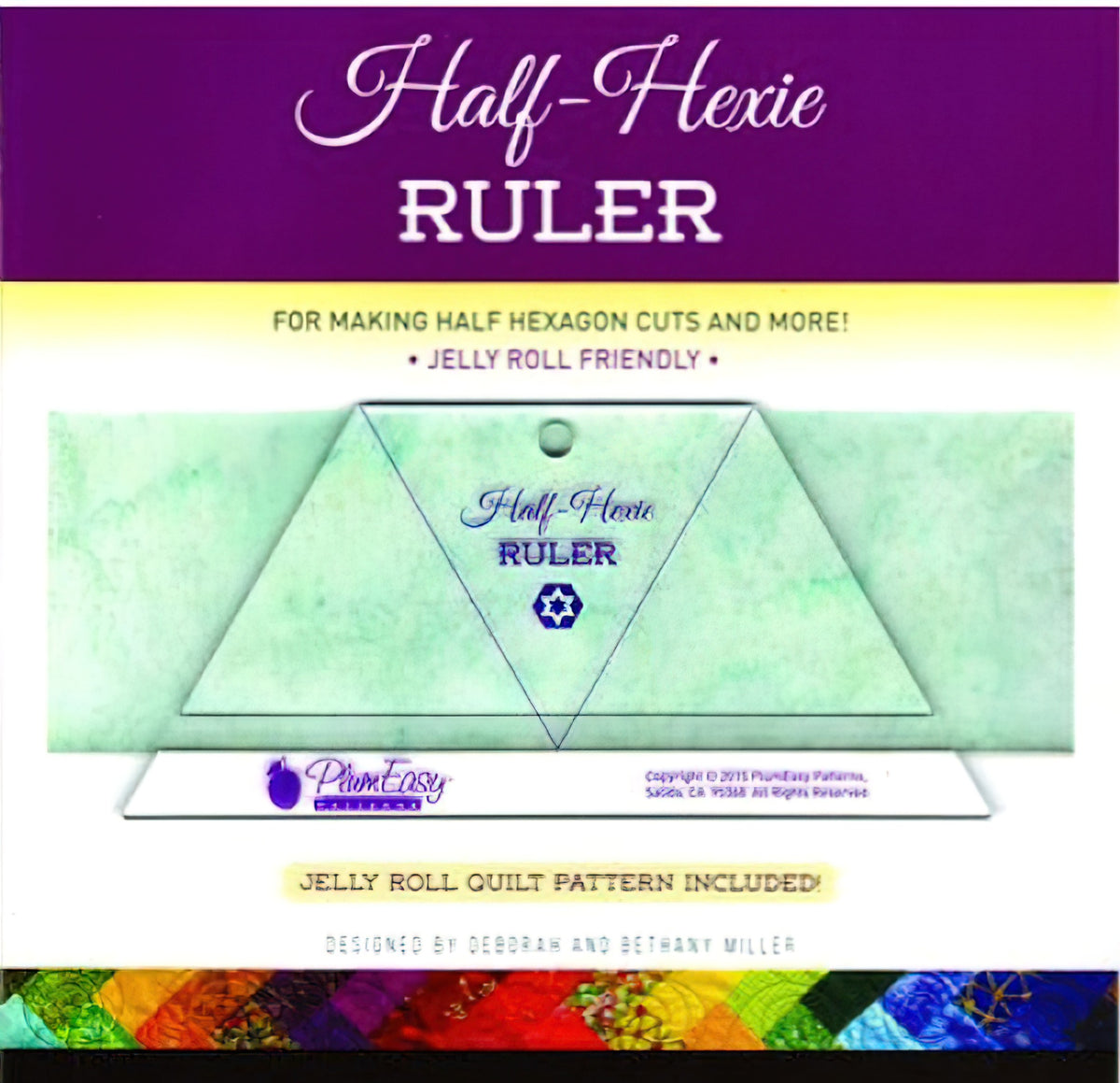 Half Hexie Ruler by Plum Easy Patterns – Quilt in a Day