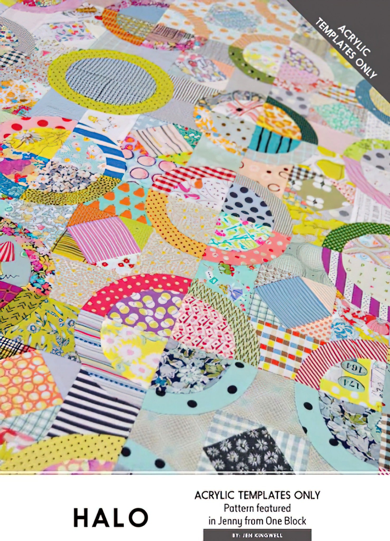 Halo Template Only (Pattern In Jenny From One Block) – Quilt in a Day