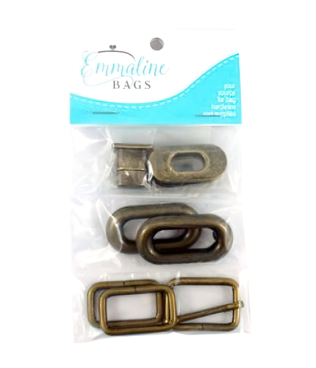 Spring Sling Hardware Kit - Antique Brass by Emmaline Bags – Quilt in a Day