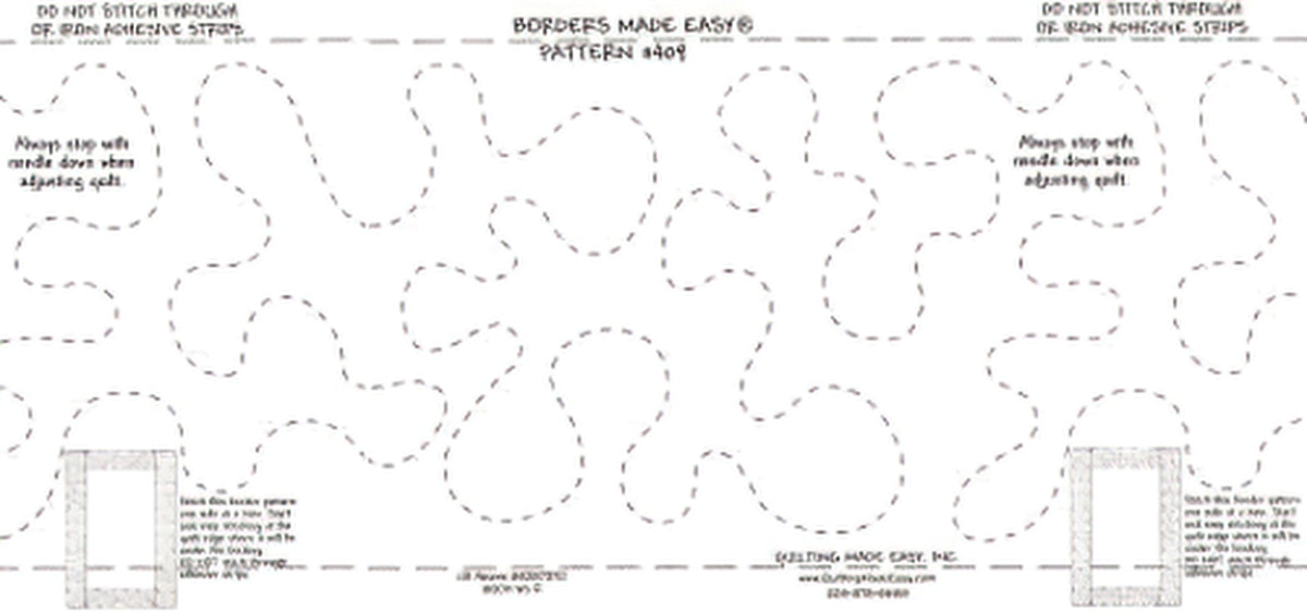 Borders Made Easy Continuous Stipple 5inx26ft #409 by Quilting Made Ea ...