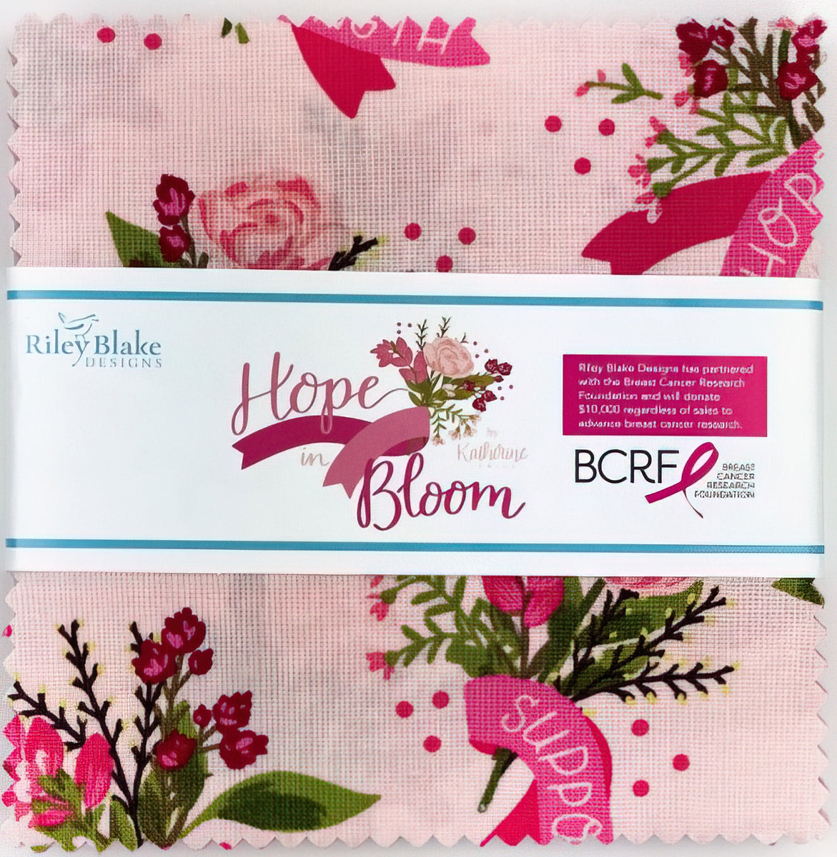 Riley Blake - Hope in Bloom 5 inch Stacker by Katherine Lenius 42 pcs ...