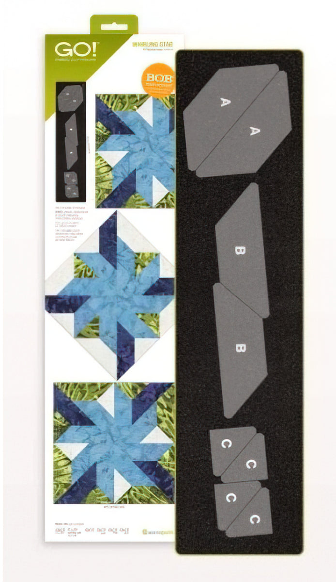 Accuquilt GO! Die 55603 Whirling Star 12 inch Finished – Quilt in a Day