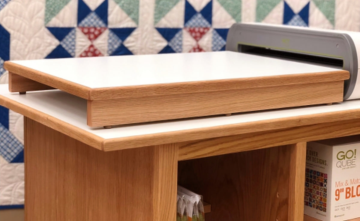 A Tray Table Extender that Fits Accuquilt GO! BIG – Quilt in a Day