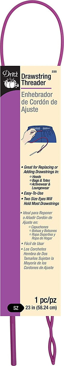 Dritz Drawstring Threader - 23in – Quilt in a Day