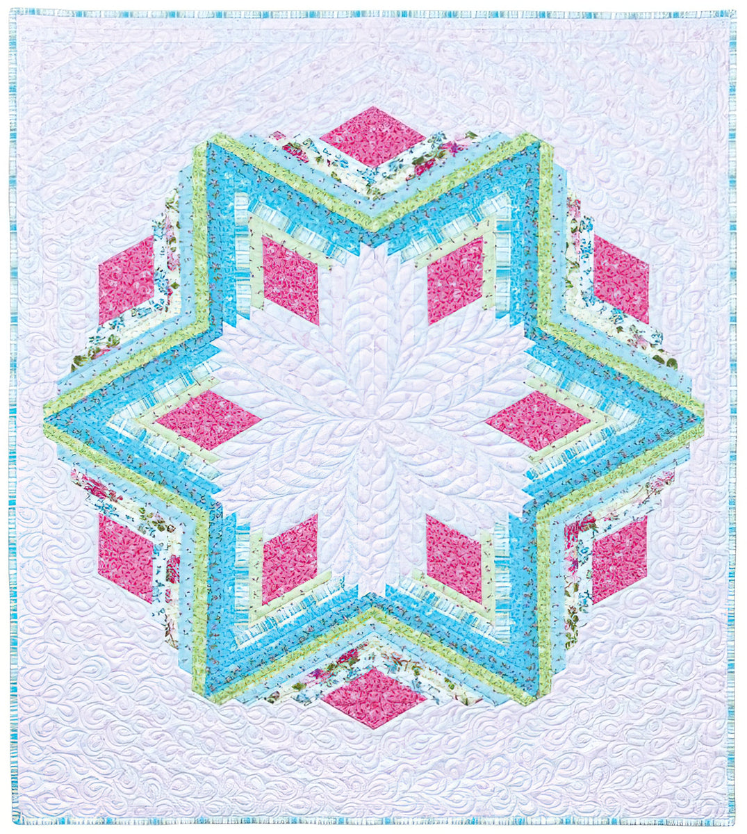 Diamond Log Cabin Quilt Kit – Quilt in a Day