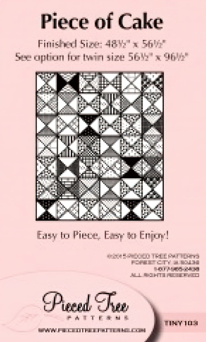 Piece of Cake - Tiny 103 Pieced Tree Patterns – Quilt in a Day