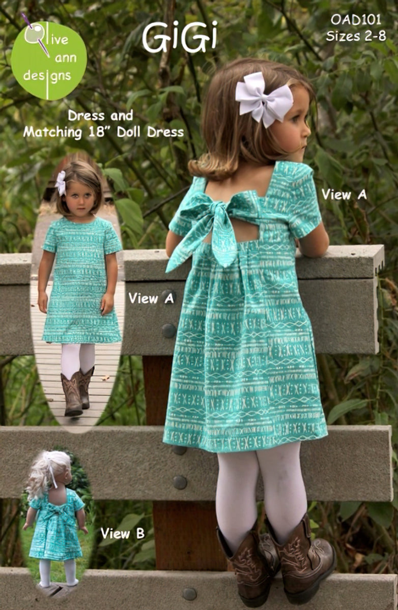 GiGi Dress Pattern by Olive Ann Designs – Quilt in a Day