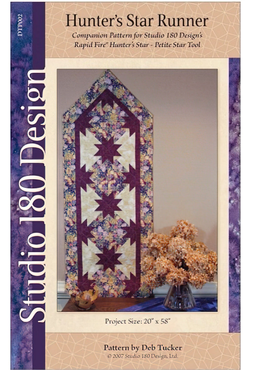Hunter's Star Runner Pattern by Deb Tucker Studio 180 Design – Quilt in ...