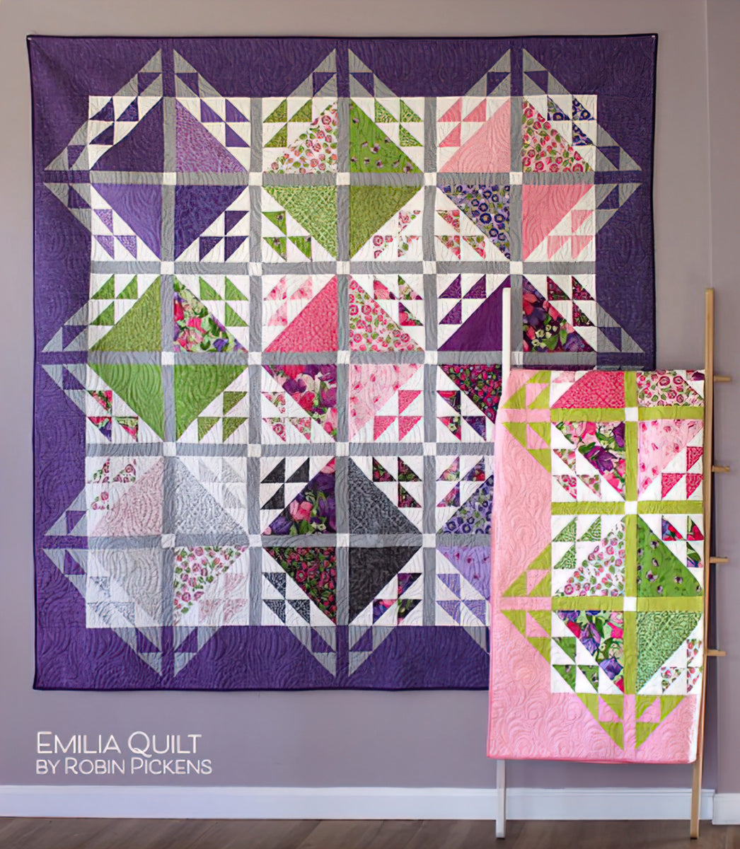 Emilia Quilt Pattern by Robin Pickens – Quilt in a Day