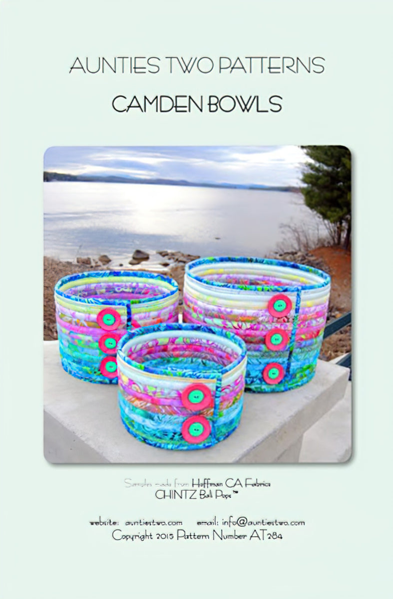 Aunties Two Patterns - Camden Bowls – Quilt in a Day