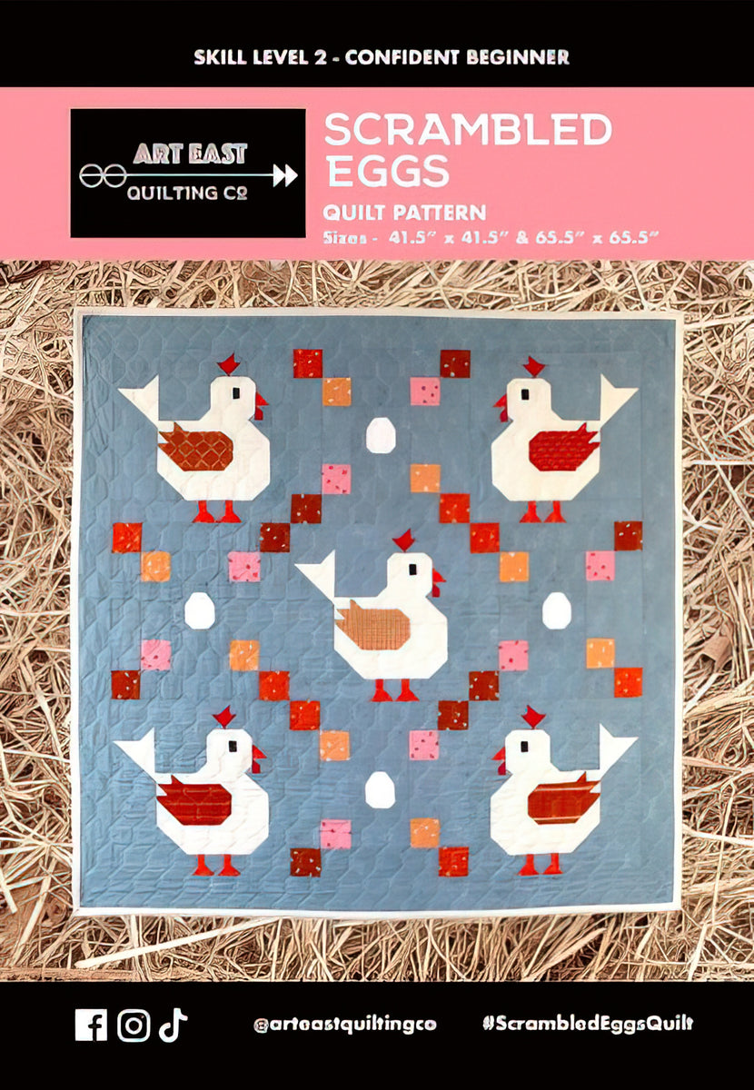 Scrambled Eggs Quilt Pattern by Art East Quilting Co – Quilt in a Day