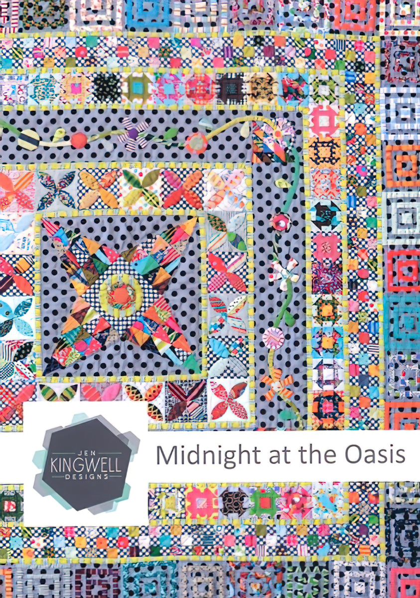 Midnight At The Oasis Quilt Pattern by Jen Kingwell – Quilt in a Day