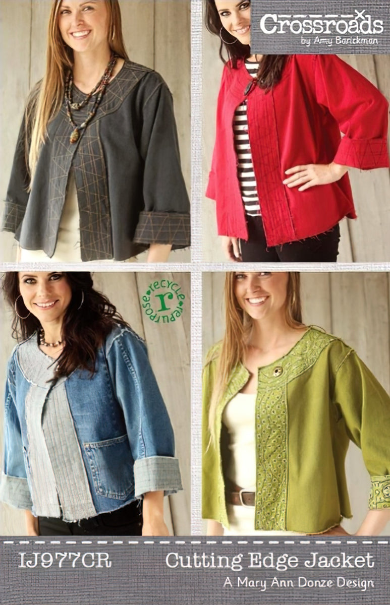 Cutting Edge Jacket Pattern by Indygo Junction – Quilt in a Day