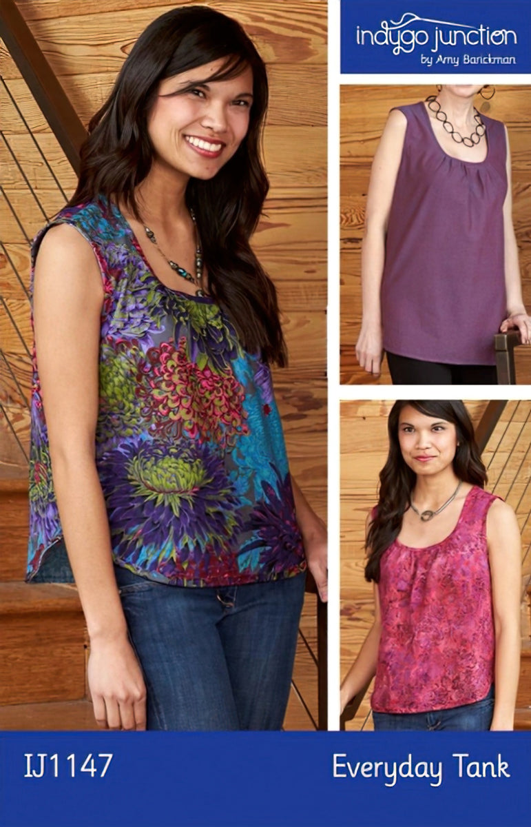 Everyday Tank Pattern by Indygo Junction – Quilt in a Day