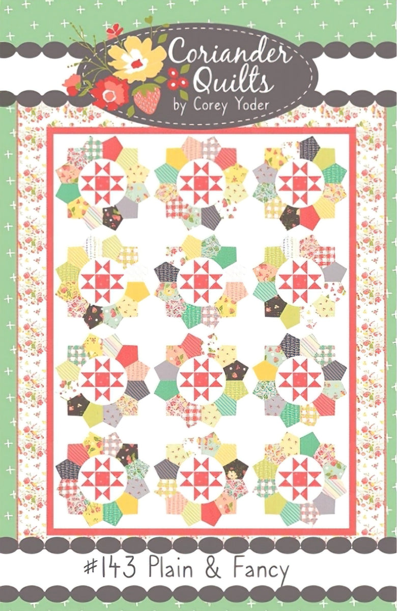 Plain & Fancy Quilt Pattern by Coriander Quilts – Quilt in a Day