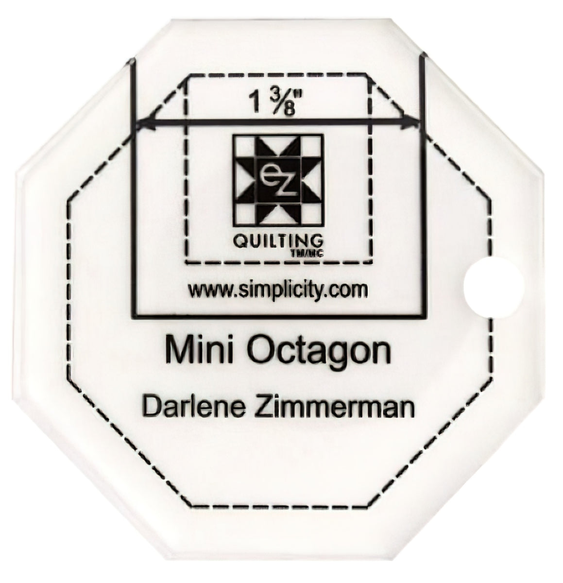 Jelly Roll Ruler Mini Octagon by EZ Quilting – Quilt in a Day
