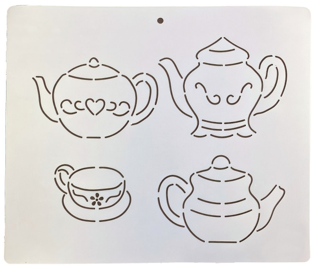 Teapots Stencil 10435 – Quilt in a Day
