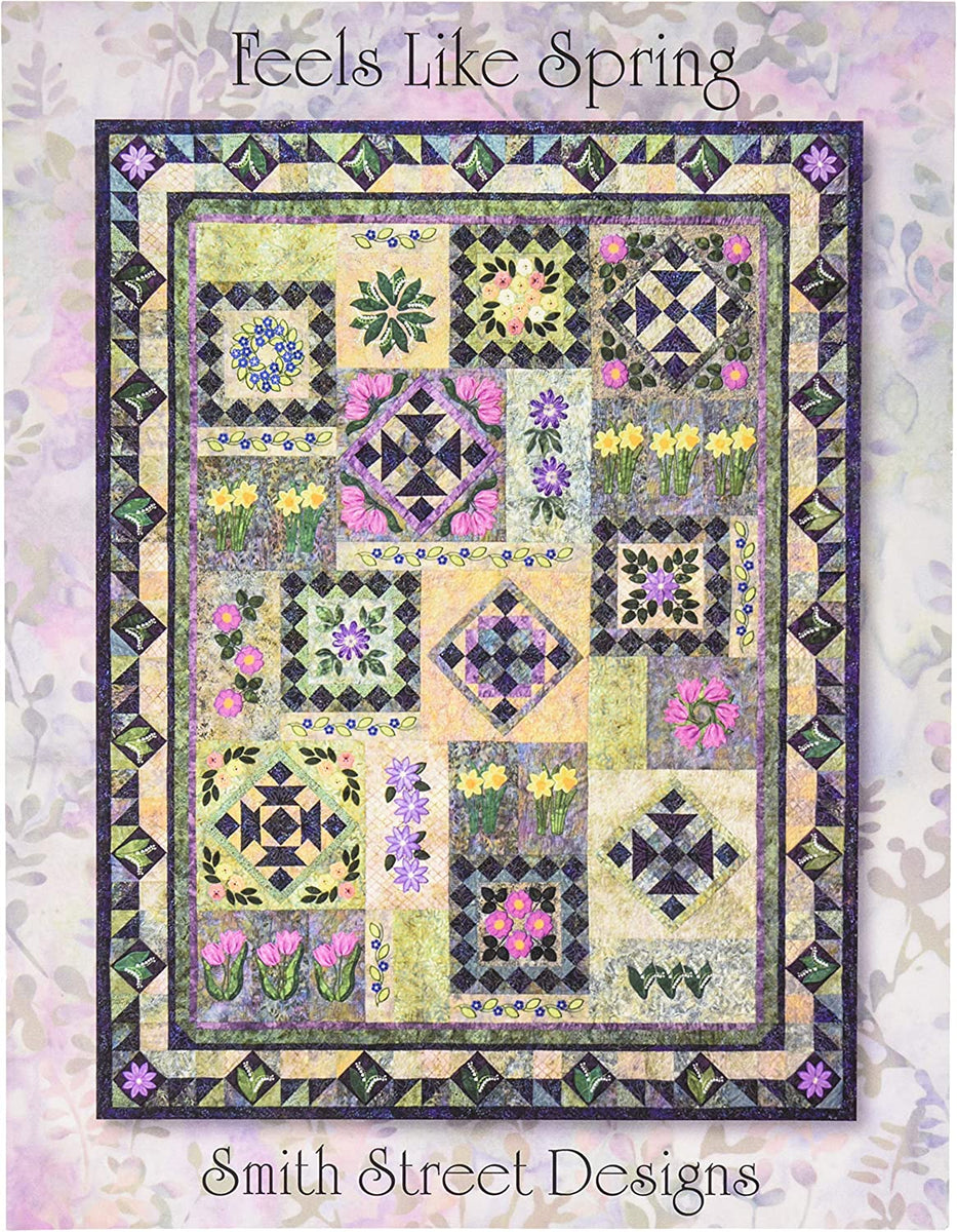 Feels Like Spring Embroidery CD By Smith Street Designs – Quilt in a Day