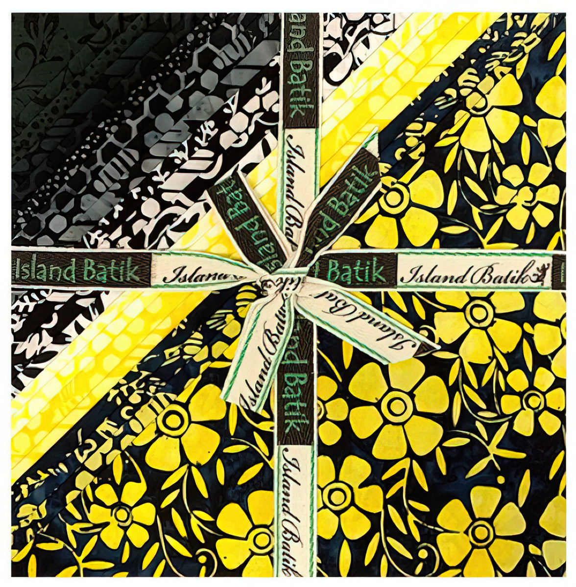 Island Batiks - Beehive Buzz 10x10 Stack Pack – Quilt in a Day