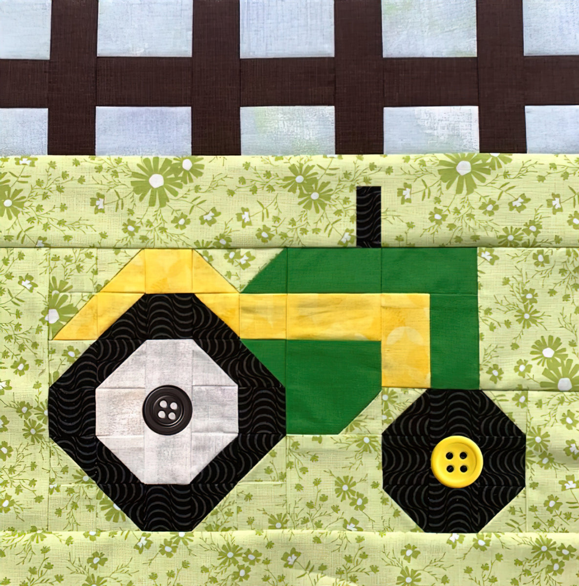 Brians Tractor Block Kit - Fun on the Farm – Quilt in a Day