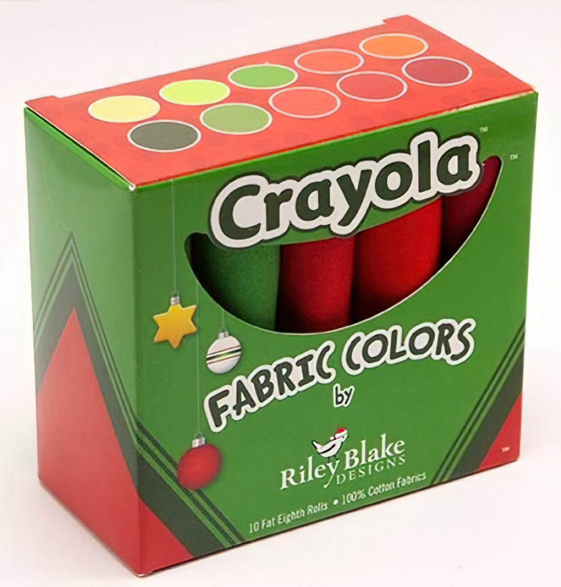 Confetti Cottons Crayola Fat Eighth Box Christmas – Quilt in a Day