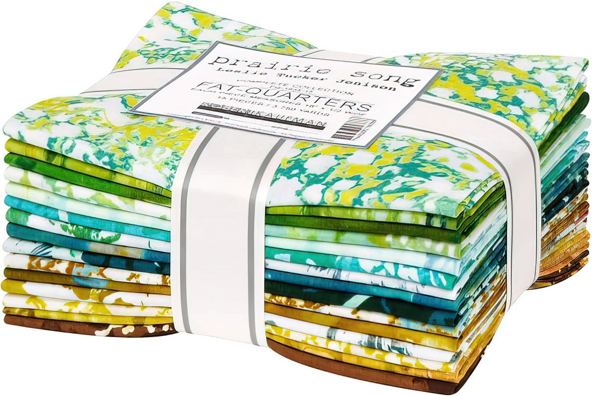 Kaufman - Prairie Song Fat Quarter Bundle 15 pcs – Quilt in a Day