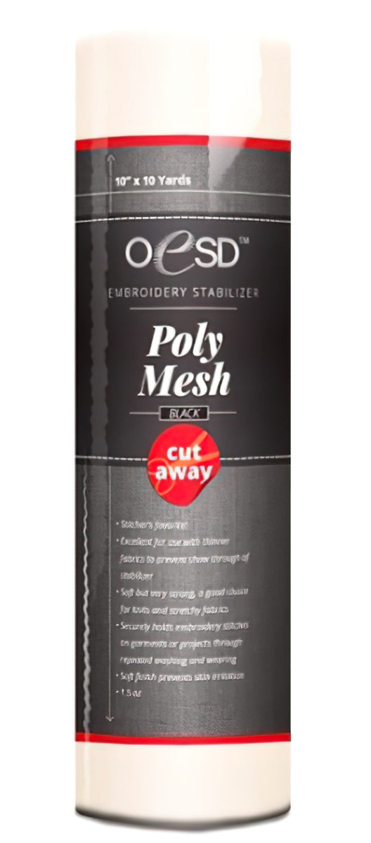 OESD Poly Mesh Black 10in x 10yds – Quilt in a Day
