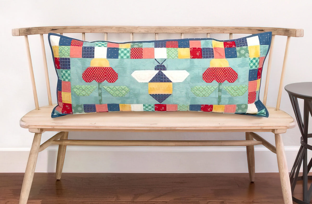 Riley Blake - Bench Pillow Kit of the Month - June - Bee-utiful – Quilt ...