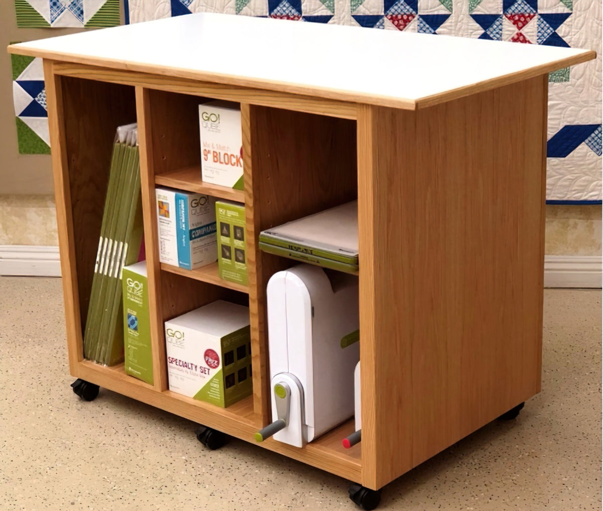 A Cutting Table that fits Accuquilt GO! – Quilt in a Day