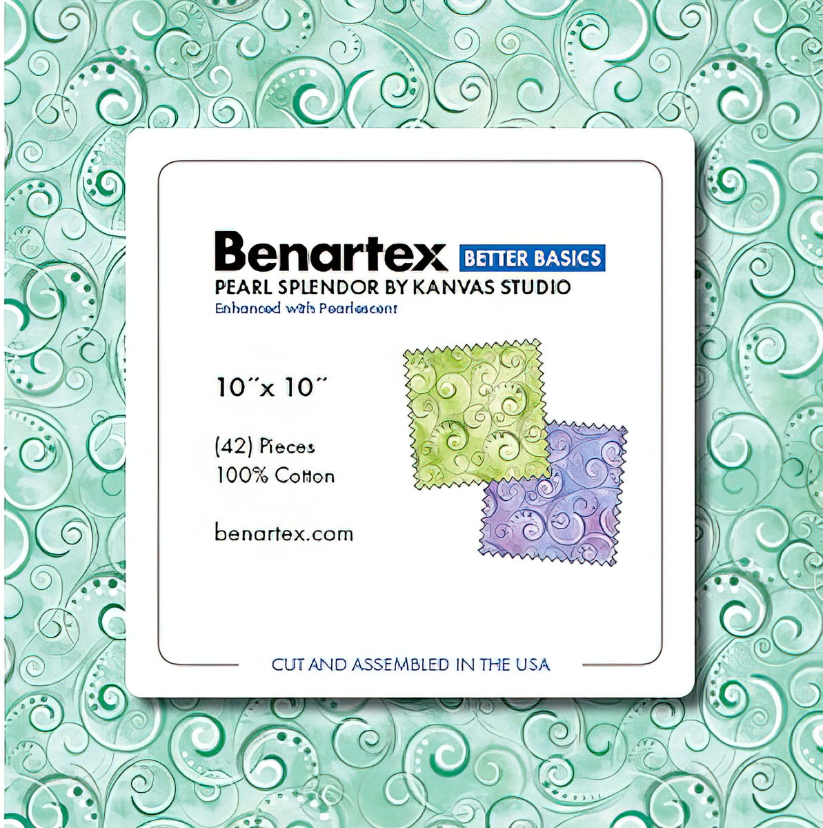 Benartex - Pearl Splendor 10x10 Pack by Kanvas Studios 42 pcs – Quilt ...