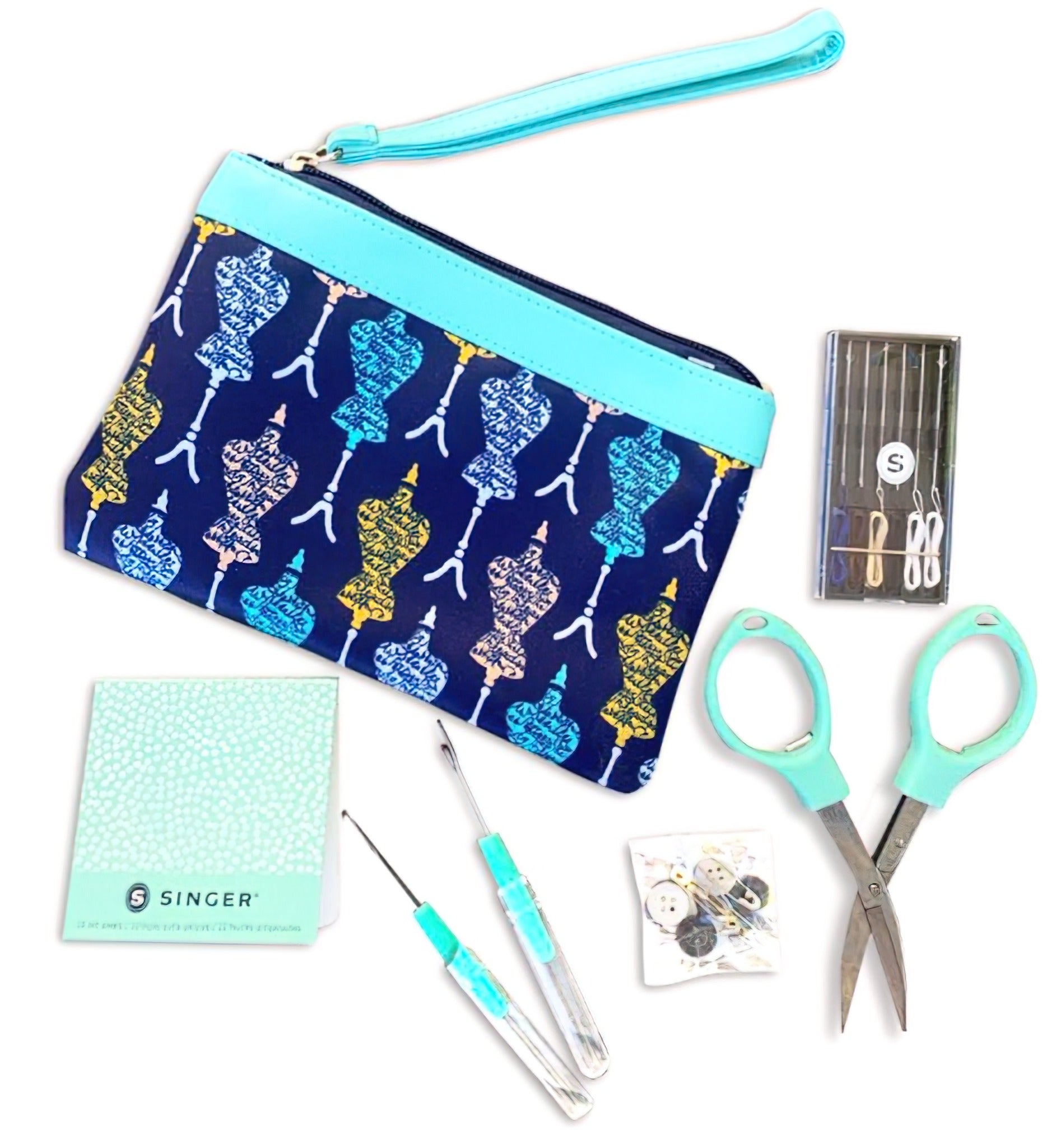 Wardrobe Wristlet Sewing Kit by Singer – Quilt in a Day