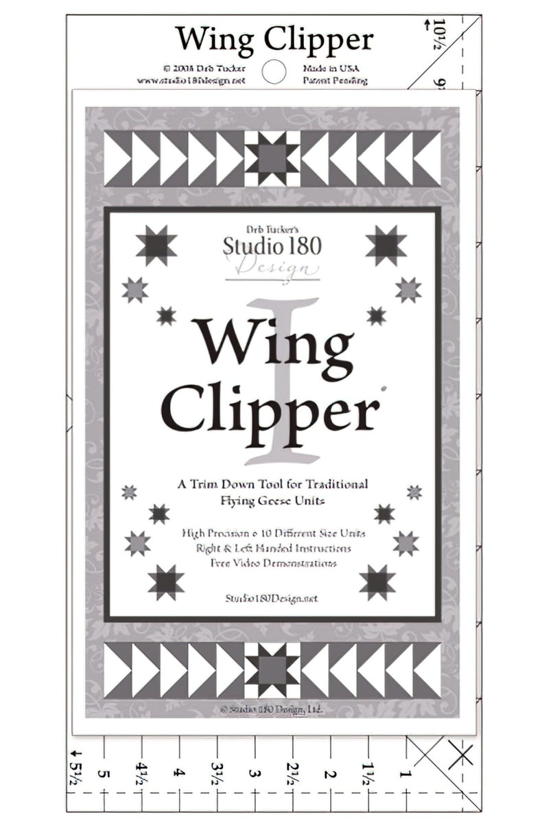 Wing Clipper 1 by Deb Tucker / Studio 180 Designs – Quilt in a Day