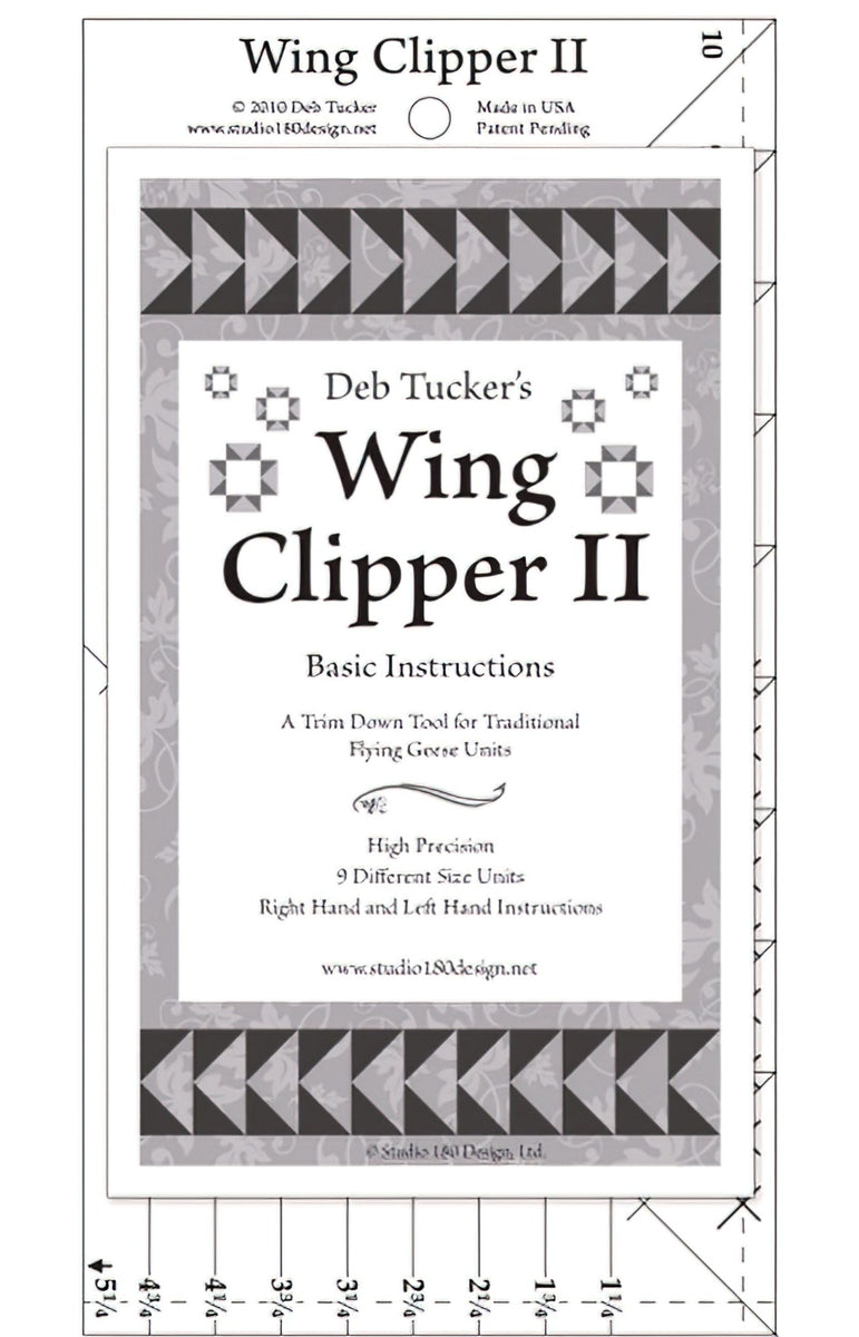 Wing Clipper 2 by Deb Tucker / Studio 180 Designs – Quilt in a Day